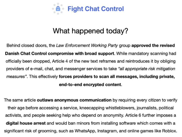 EU Chat Control Advances as Privacy Experts Warn of Hidden Backdoor Risks